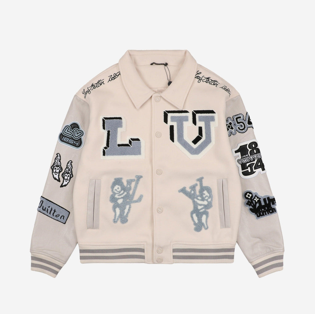 LOUIS VUITTON VARSITY JACKET 22FW *WHITE* – BLVCX