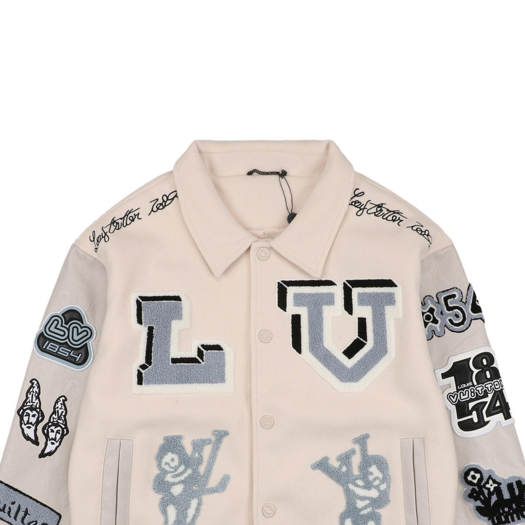 LOUIS VUITTON VARSITY JACKET 22FW *WHITE* – BLVCX