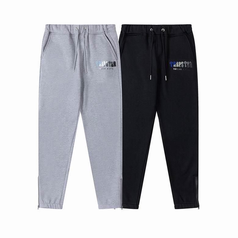 TRAPSTAR TRACKSUIT LOGO BLUE/WHITE/GREY *GREY/BLACK* – BLVCX
